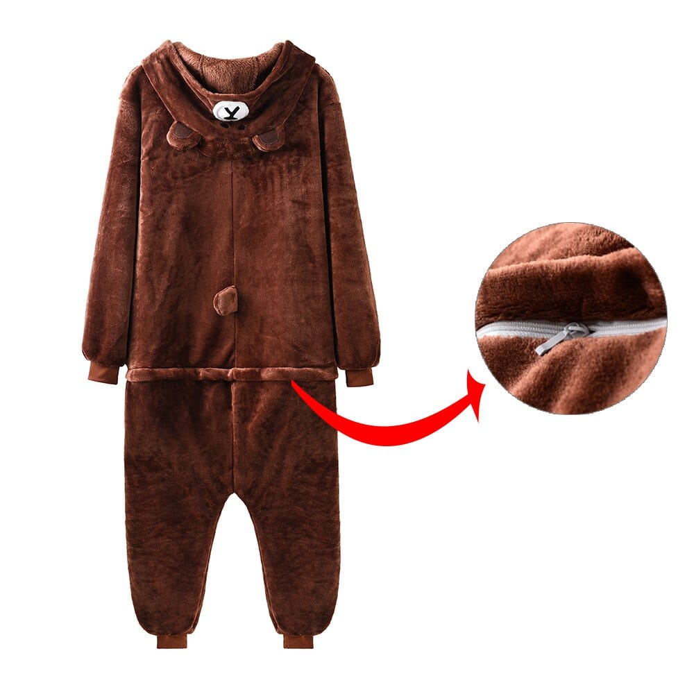 Suave pijama de osos para mujeres y hombres • Todo Pijamas