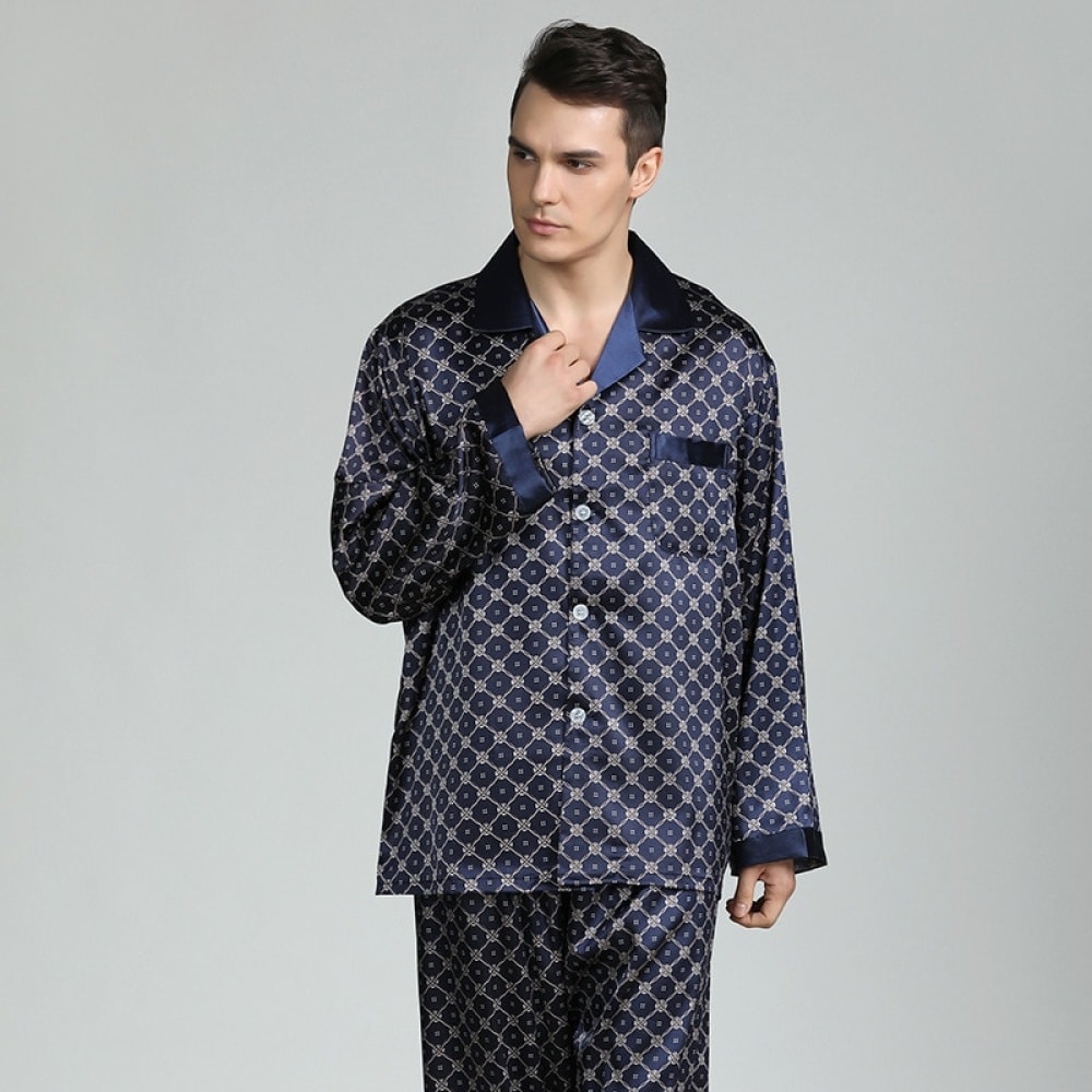 Pijama de satén para hombre • Todo Pijamas
